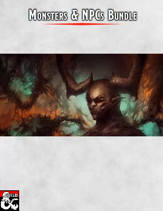 Monsters & NPC & Items & Spells [BUNDLE] - Dungeon Masters Guild | DriveThruRPG