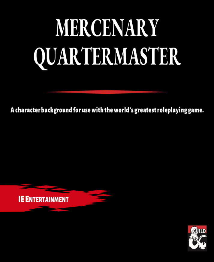 Mercenary Quartermaster Background - Dungeon Masters Guild | DriveThruRPG
