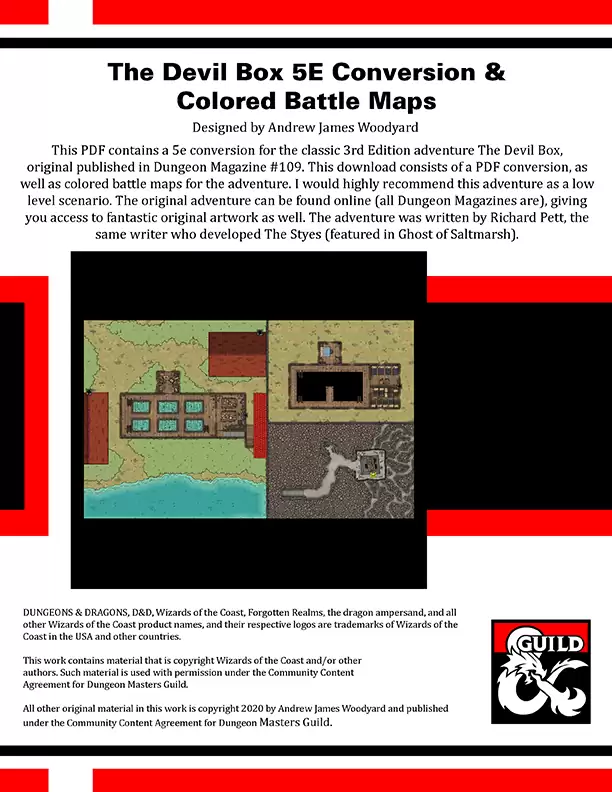 The Devil Box - 5E Conversion and Colored Battle Maps - Dungeon Masters ...