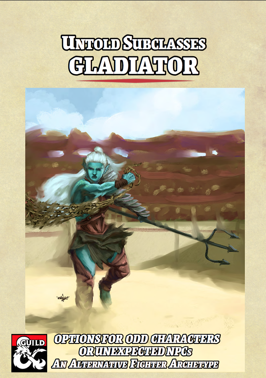 Untold Subclasses - Gladiator - Dungeon Masters Guild | DriveThruRPG