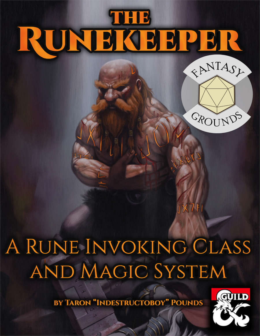 The Runekeeper Class & Runic Invocation (Fantasy Grounds) - Dungeon ...