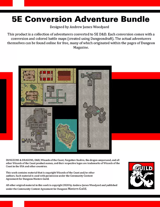 5E Conversion Adventure Bundle - Dungeon Masters Guild | DriveThruRPG