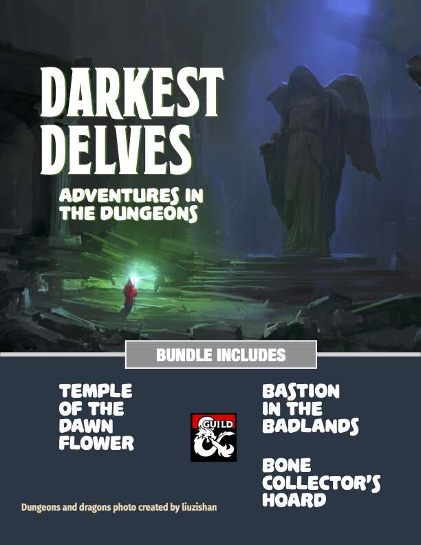 Darkest Delves: Adventures in Dungeons [BUNDLE] - Dungeon Masters Guild ...