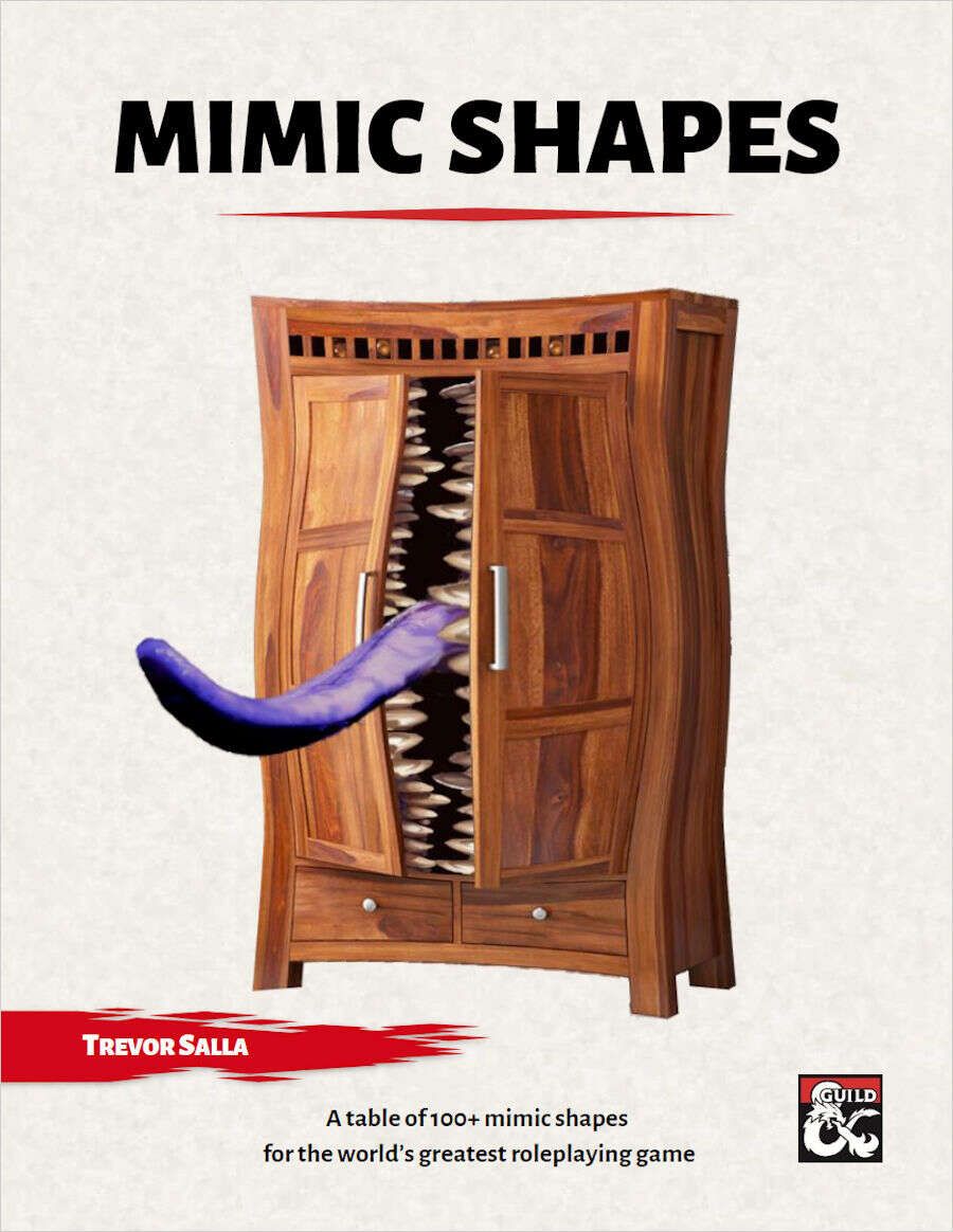 Mimic Shapes - Dungeon Masters Guild | DriveThruRPG