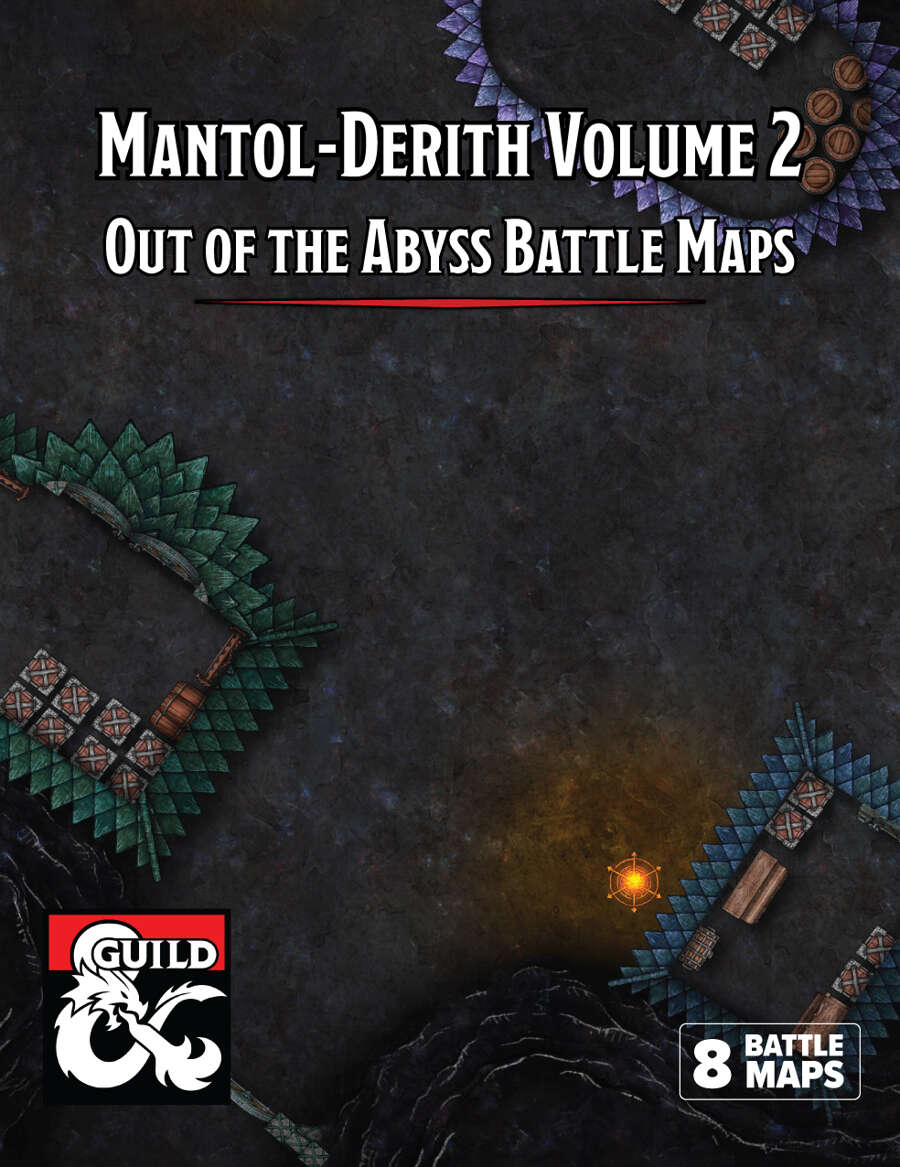 Mantol-Derith Battle Maps Volume 2 for CH 9 Out of the Abyss - Dungeon ...