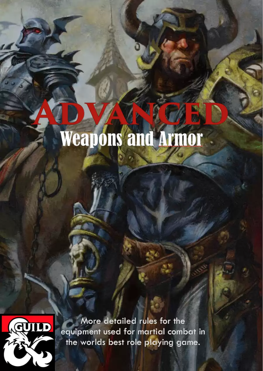 Advanced Weapons and Armor - Dungeon Masters Guild | DriveThruRPG