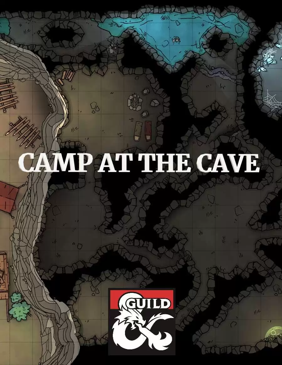 Camp at the Cave Map - Dungeon Masters Guild | DriveThruRPG