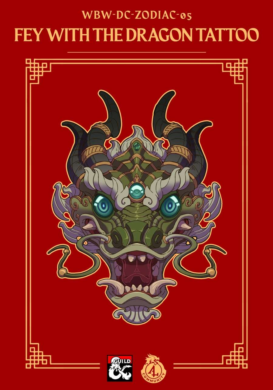 WBW-DC-ZODIAC-05 Fey With The Dragon Tattoo - Dungeon Masters Guild ...