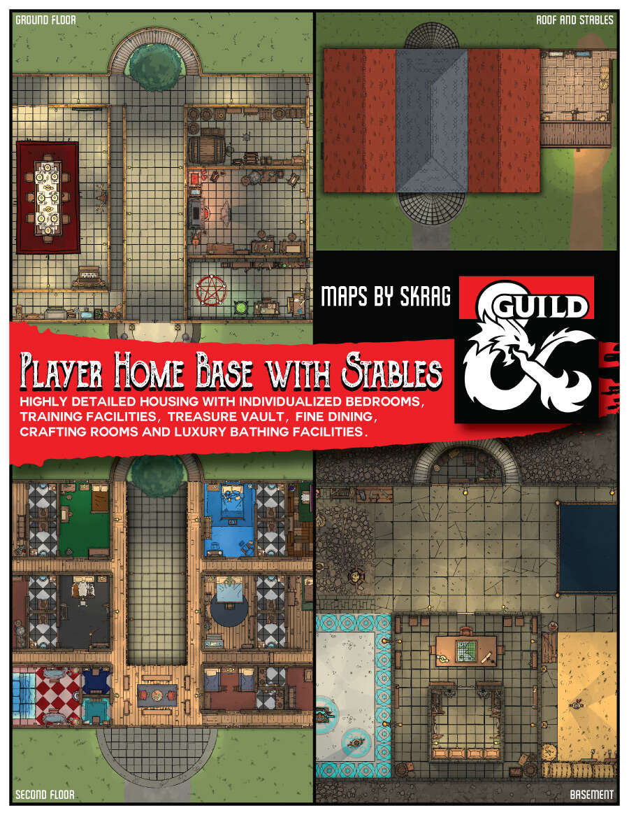 Player Home Base - Dungeon Masters Guild | DriveThruRPG