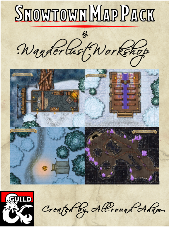 Snowtown Map Pack - Dungeon Masters Guild | DriveThruRPG