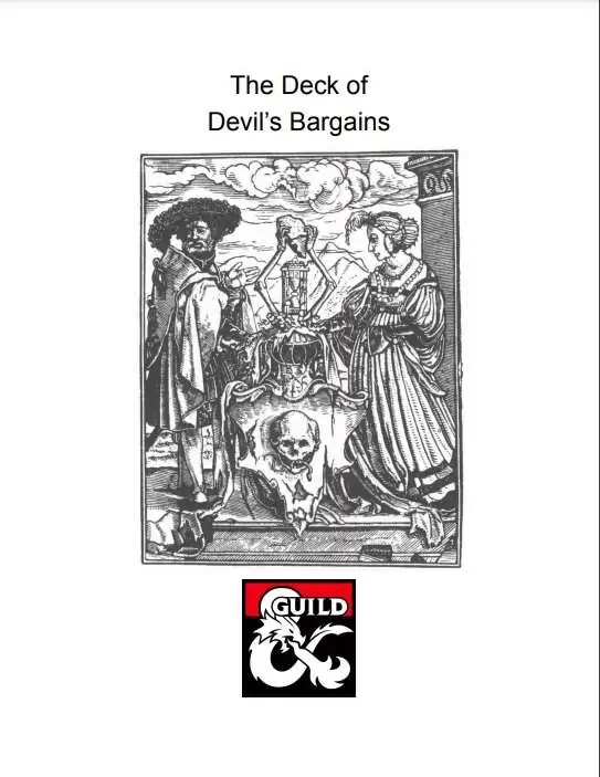 The Deck of Devil's Bargains - Dungeon Masters Guild | DriveThruRPG
