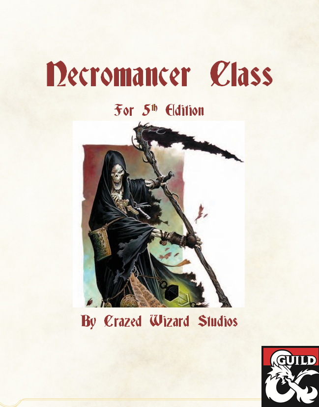 Necromancer Class - Dungeon Masters Guild | DriveThruRPG