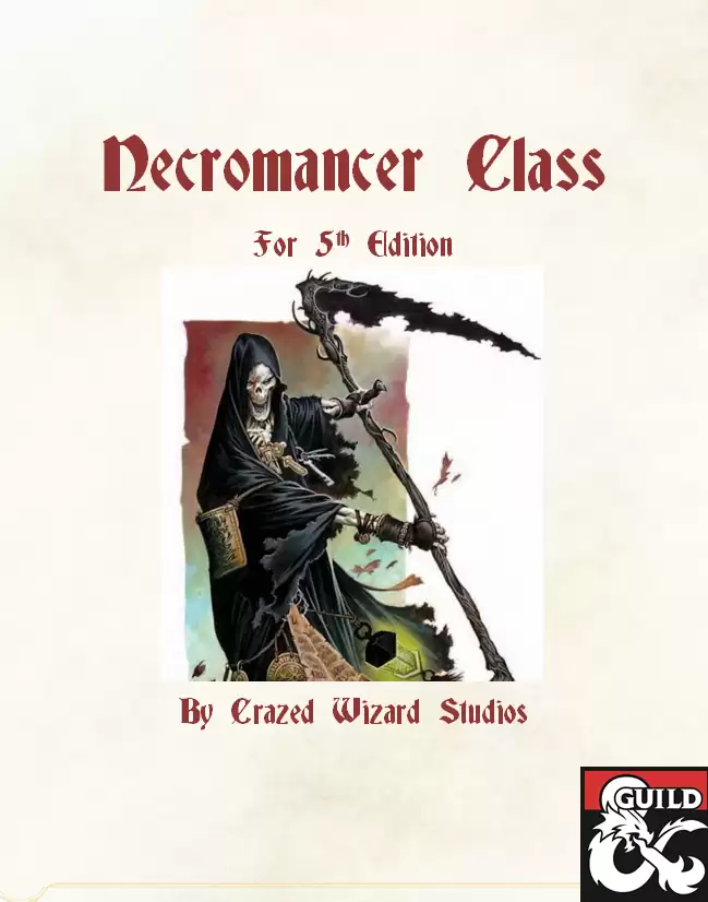 Necromancer Class - Dungeon Masters Guild | DriveThruRPG