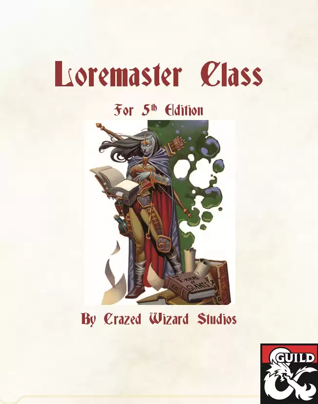Loremaster - Dungeon Masters Guild | DriveThruRPG