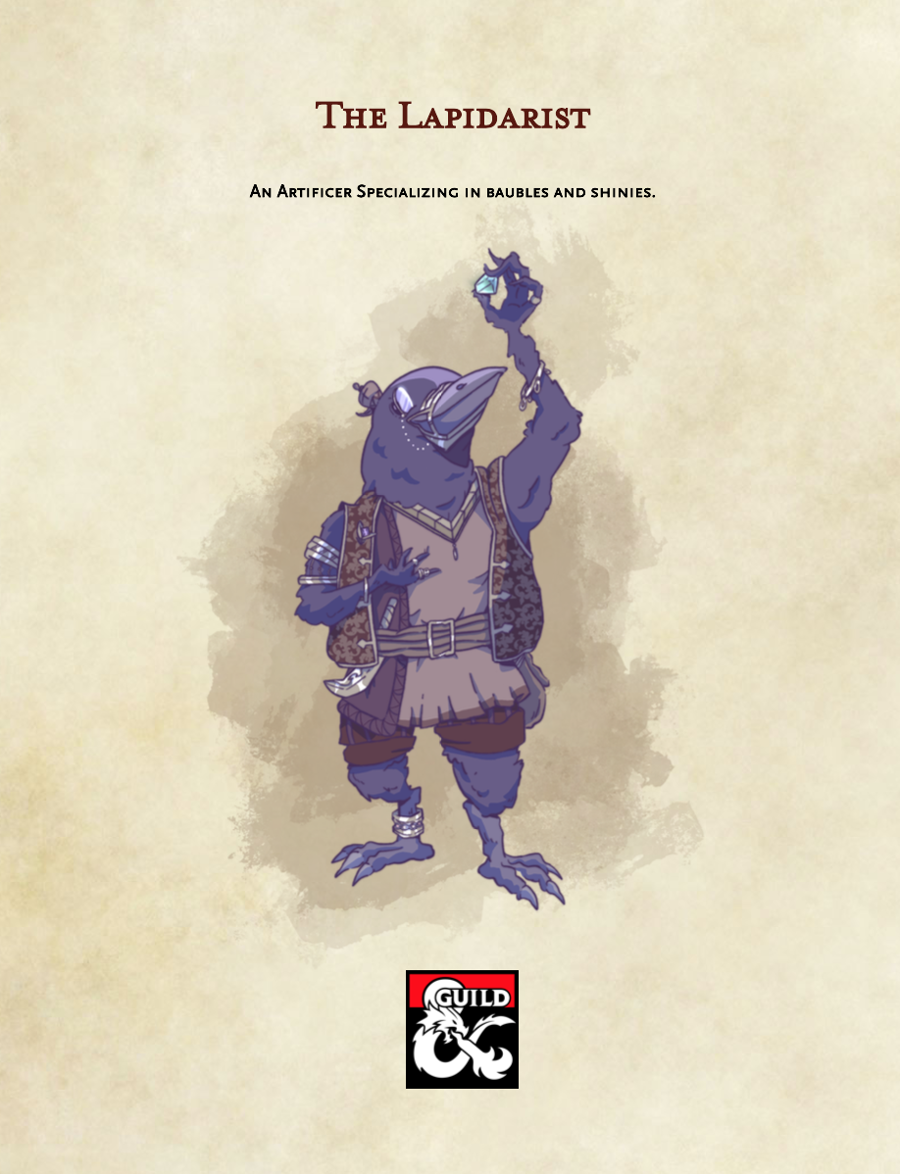 Artificer: Lapidarist - Dungeon Masters Guild | DriveThruRPG