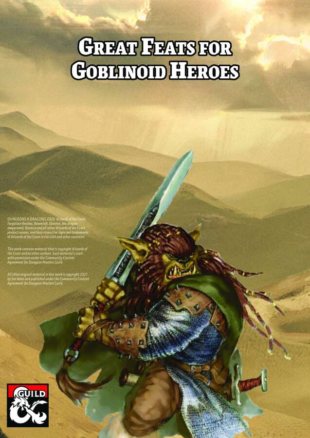 Great Feats for Goblinoid Heroes - Dungeon Masters Guild | DriveThruRPG