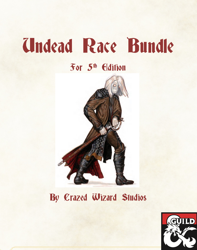 Undead Race Bundle - Dungeon Masters Guild | DriveThruRPG