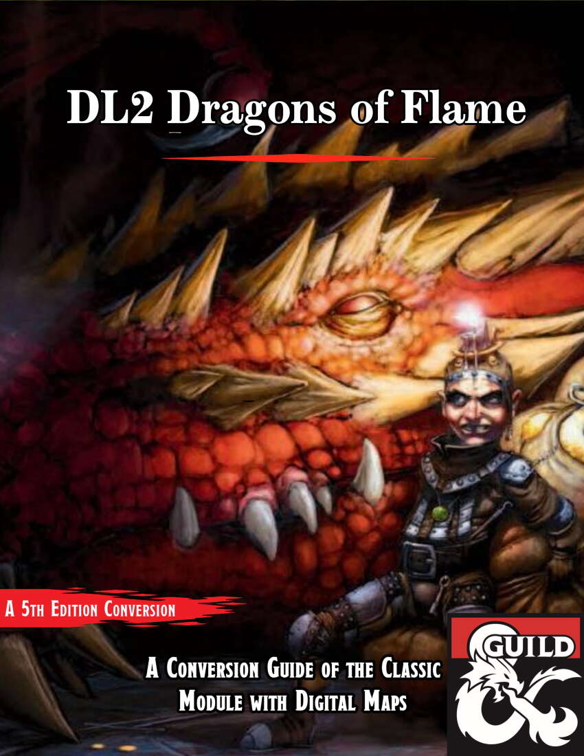 DL2 Dragons of Flame - 5e Conversion Guide with Maps - Dungeon Masters ...
