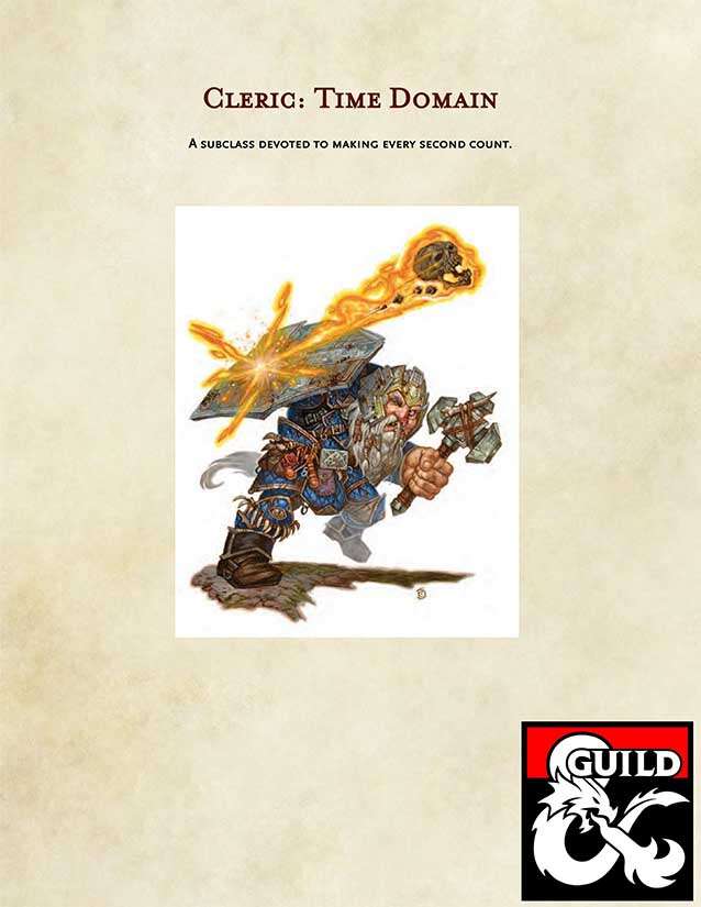 Cleric Subclass: Time Domain - Dungeon Masters Guild | DriveThruRPG
