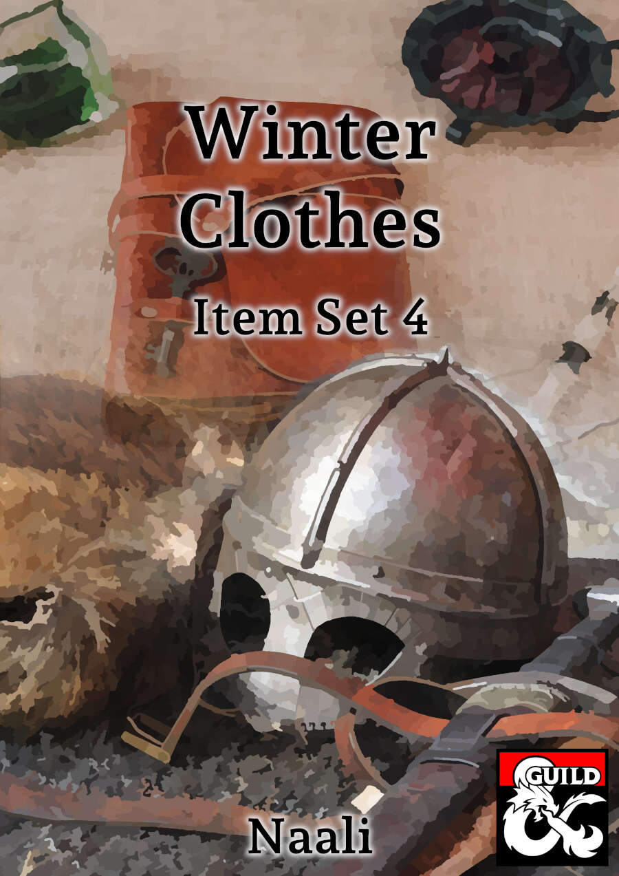 Item set 4 - Winter clothes - Dungeon Masters Guild | DriveThruRPG