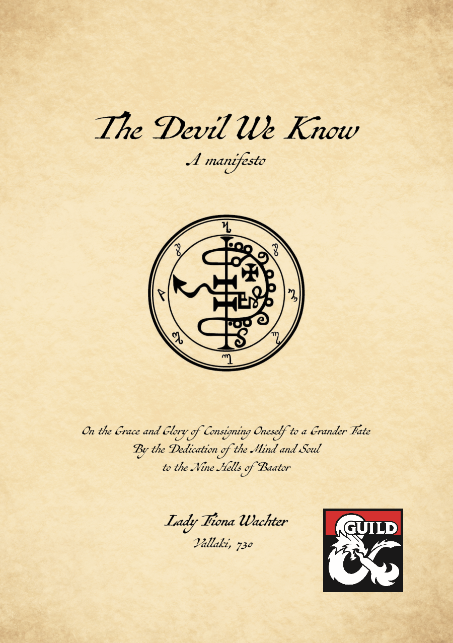 The Devil We Know - A Curse of Strahd Supplement - Dungeon Masters Guild | DriveThruRPG
