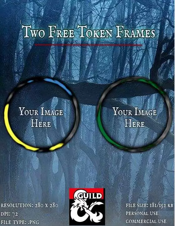Two Free Token Frames - Dungeon Masters Guild | DriveThruRPG
