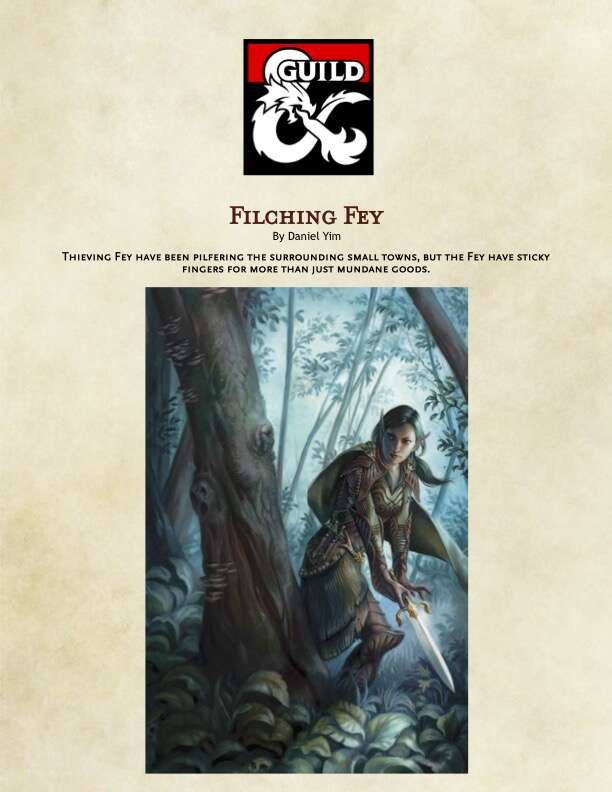 Filching Fey - 5e Adventure Module - Dungeon Masters Guild | DriveThruRPG