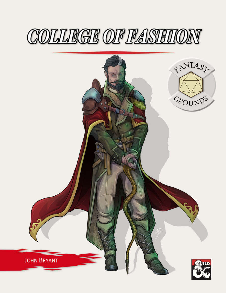 College of Fashion (Fantasy Grounds) - Dungeon Masters Guild | DriveThruRPG