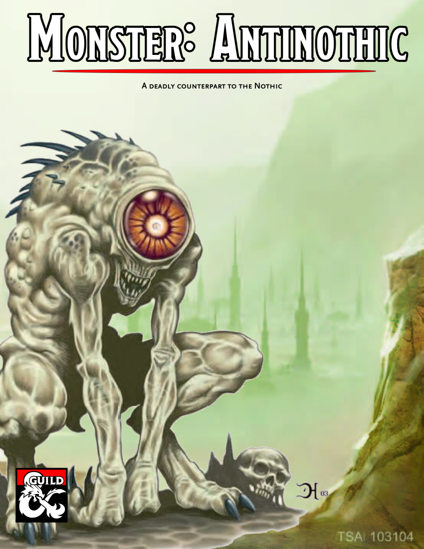 Monster: Antinothic - Dungeon Masters Guild | DriveThruRPG