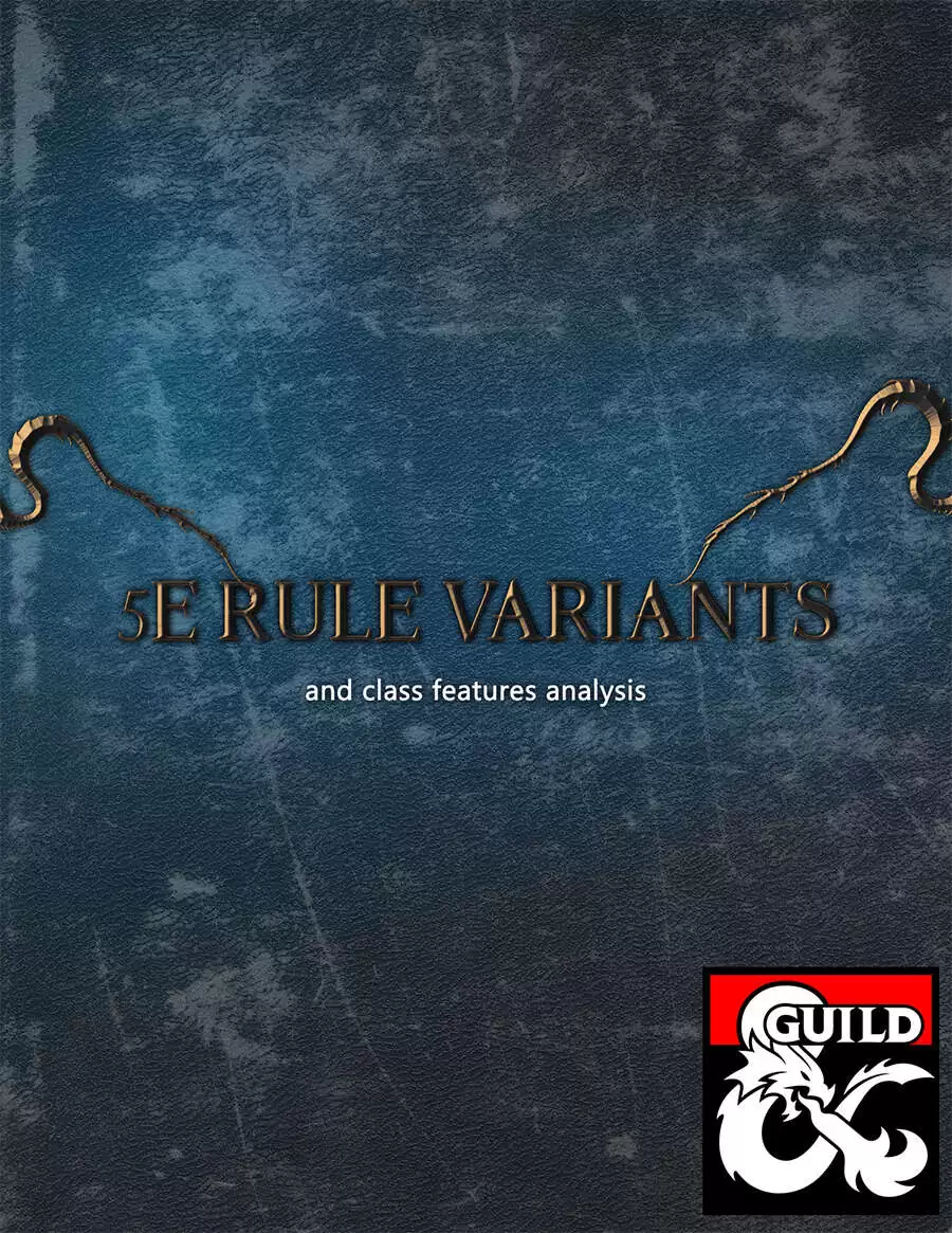 Rule Variants and Class Analysis - Dungeon Masters Guild | DriveThruRPG