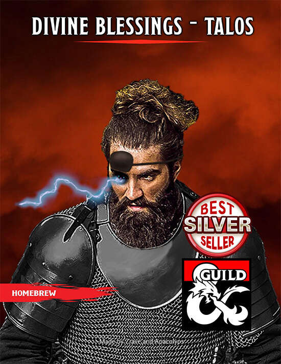 Divine Blessings - Talos - Dungeon Masters Guild | DriveThruRPG
