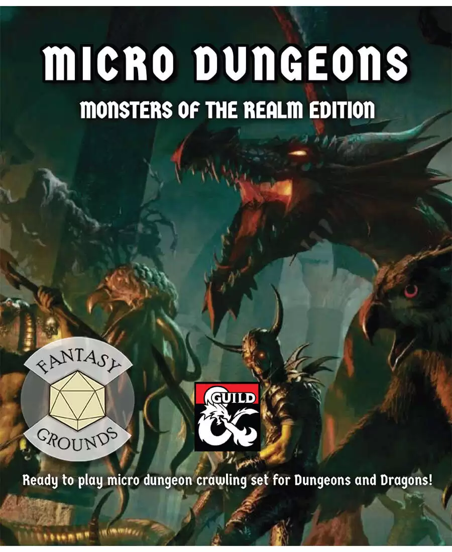 Micro Dungeons: Monsters of the Realms (Fantasy Grounds) - Dungeon Masters Guild | DriveThruRPG
