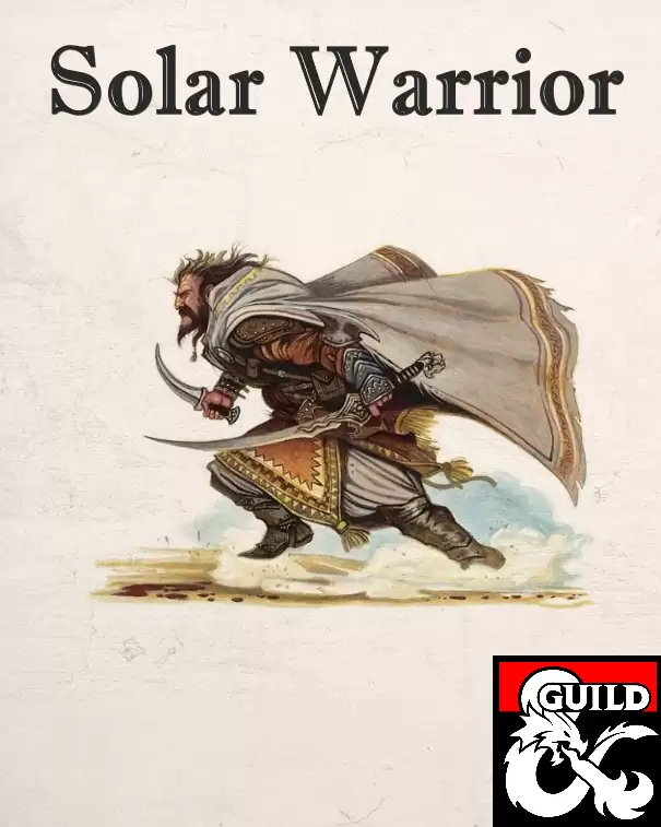 Solar Warrior - A Fighter Archetype - Dungeon Masters Guild | DriveThruRPG