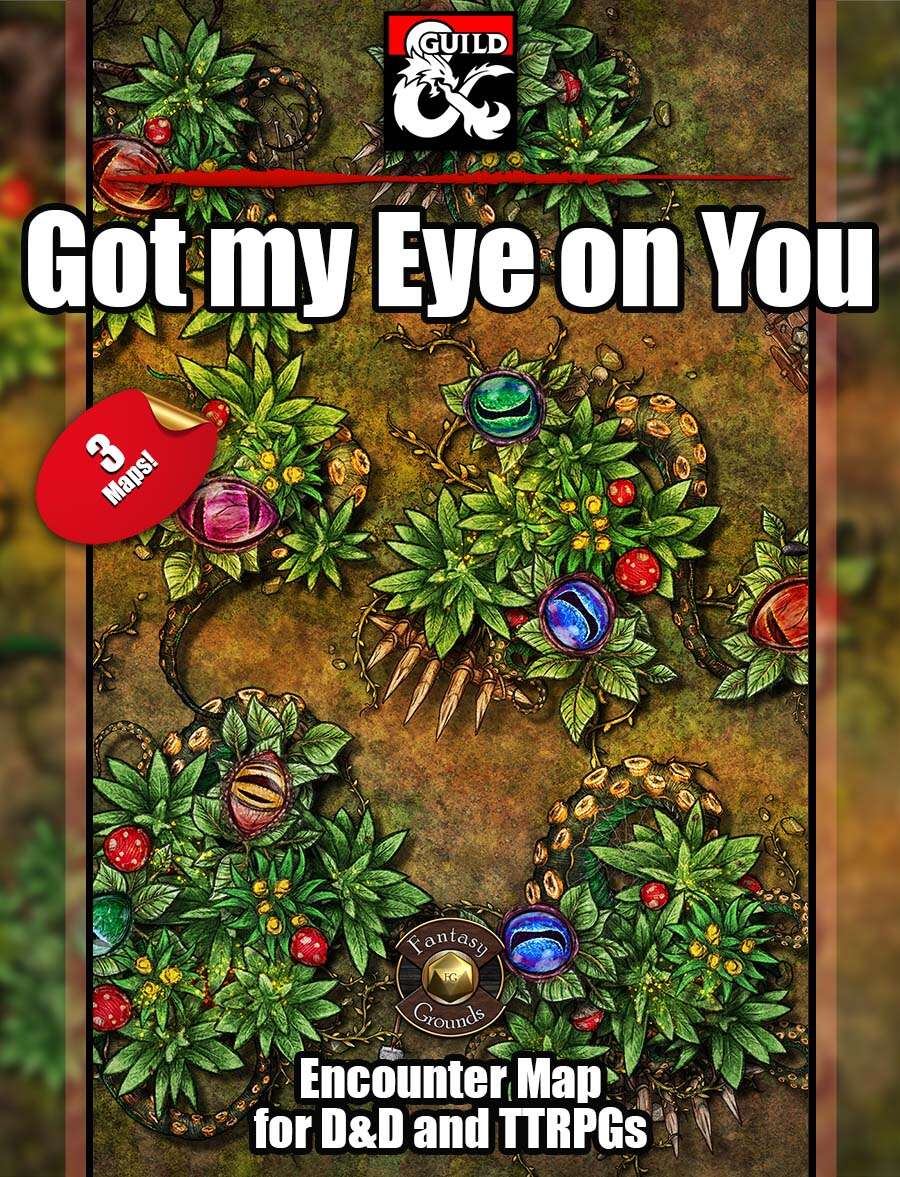 Got my Eye on You battle map pack w/Fantasy Grounds support - Dungeon ...