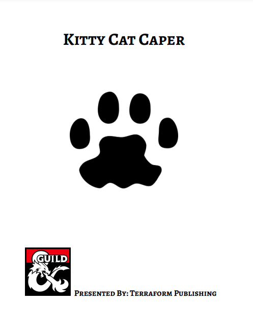Kitty Cat Caper - Dungeon Masters Guild | DriveThruRPG
