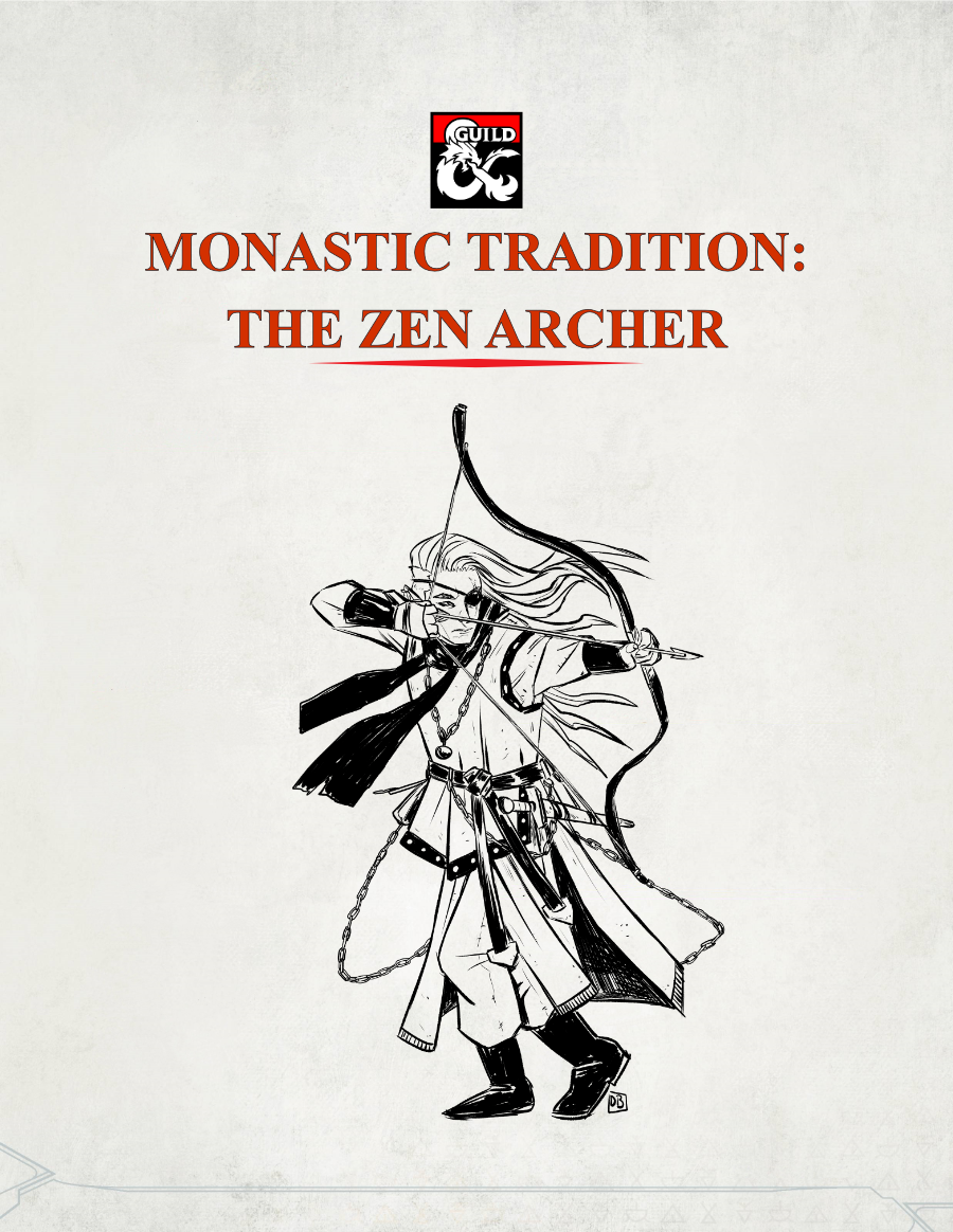 Zen Archer Monastic Tradition - Dungeon Masters Guild | DriveThruRPG