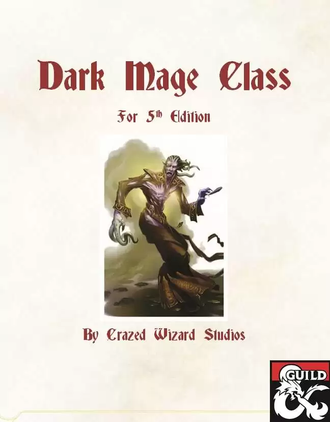 Dark Mage Class - Dungeon Masters Guild | DriveThruRPG