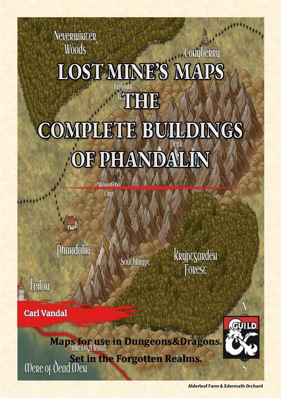 Lost Mines' Maps - The Complete Phandalin [BUNDLE] - Dungeon Masters Guild | DriveThruRPG