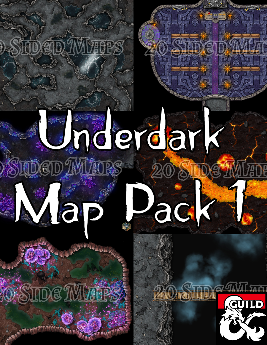 Underdark Map Pack 1 - Dungeon Masters Guild | DriveThruRPG