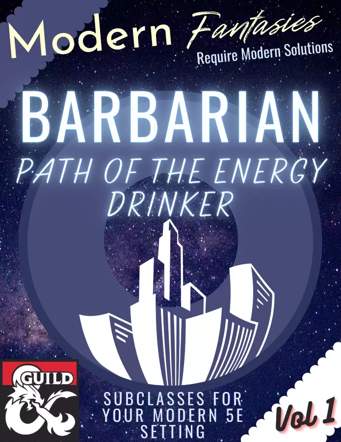 MODERN SUBCLASSES Vol 1: Barbarian - Dungeon Masters Guild | DriveThruRPG