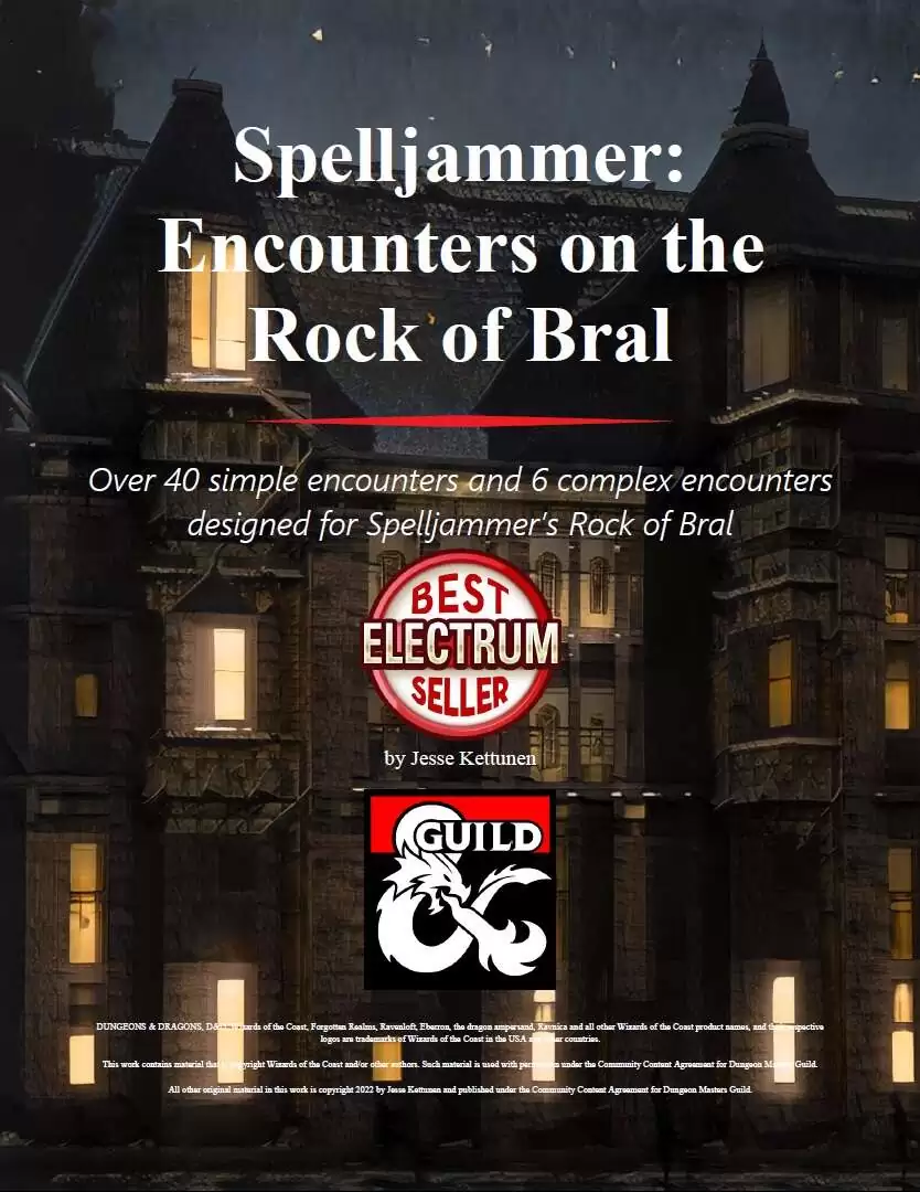 Spelljammer: Encounters on the Rock of Bral - Dungeon Masters Guild ...