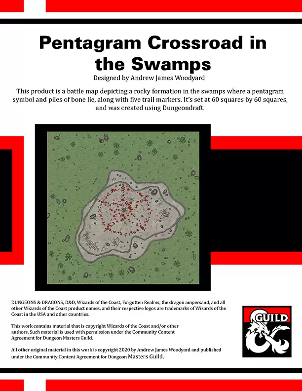 Pentagram Junction in the Swamps - Dungeon Masters Guild | DriveThruRPG