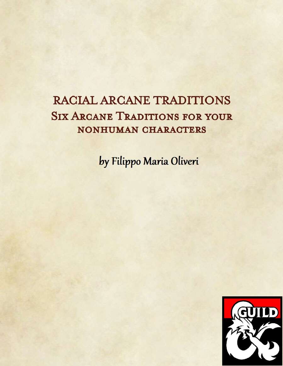 Racial Arcane Traditions - Dungeon Masters Guild | DriveThruRPG
