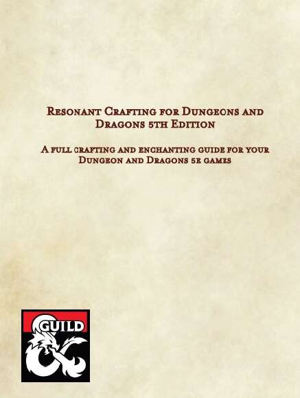 Resonant Crafting and Enchanting for DnD 5e - Dungeon Masters Guild ...
