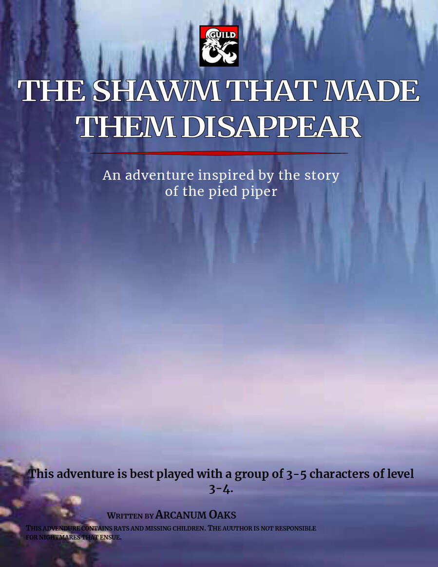 The Shawm That Made Them Disappear - Dungeon Masters Guild | DriveThruRPG