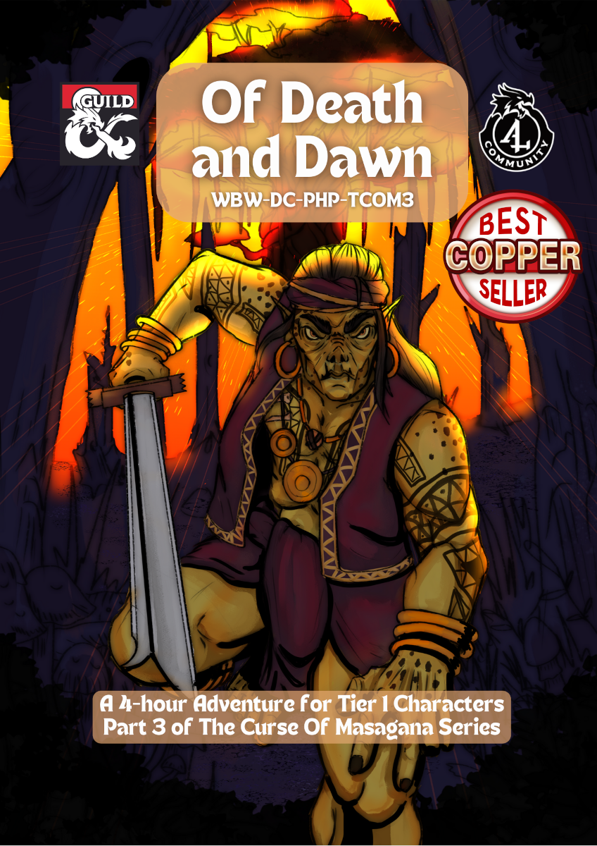 WBW-DC-PHP-TCOM3: Of Death and Dawn - Dungeon Masters Guild | DriveThruRPG