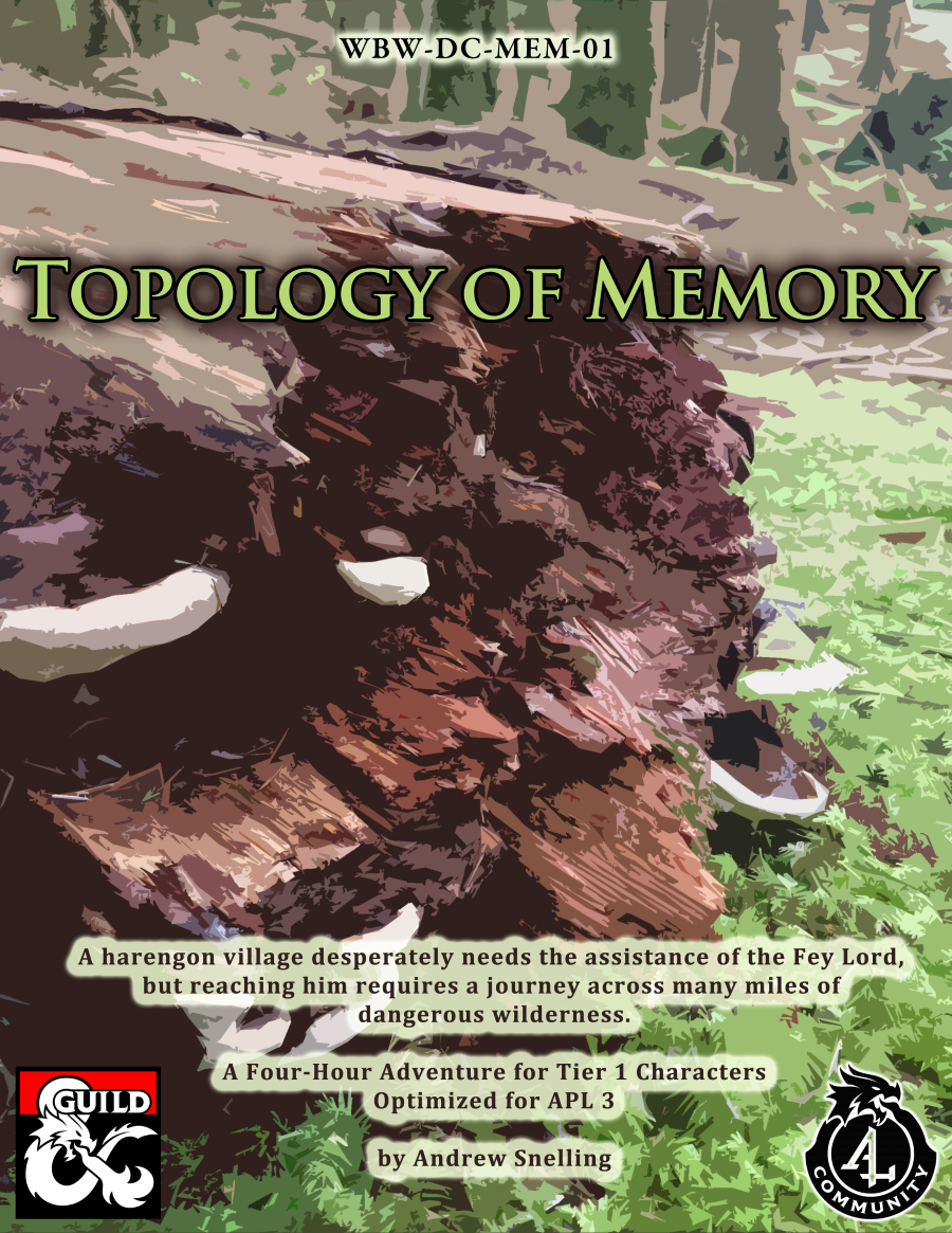 Topology of Memory WBW-DC-MEM-01 - Dungeon Masters Guild | DriveThruRPG