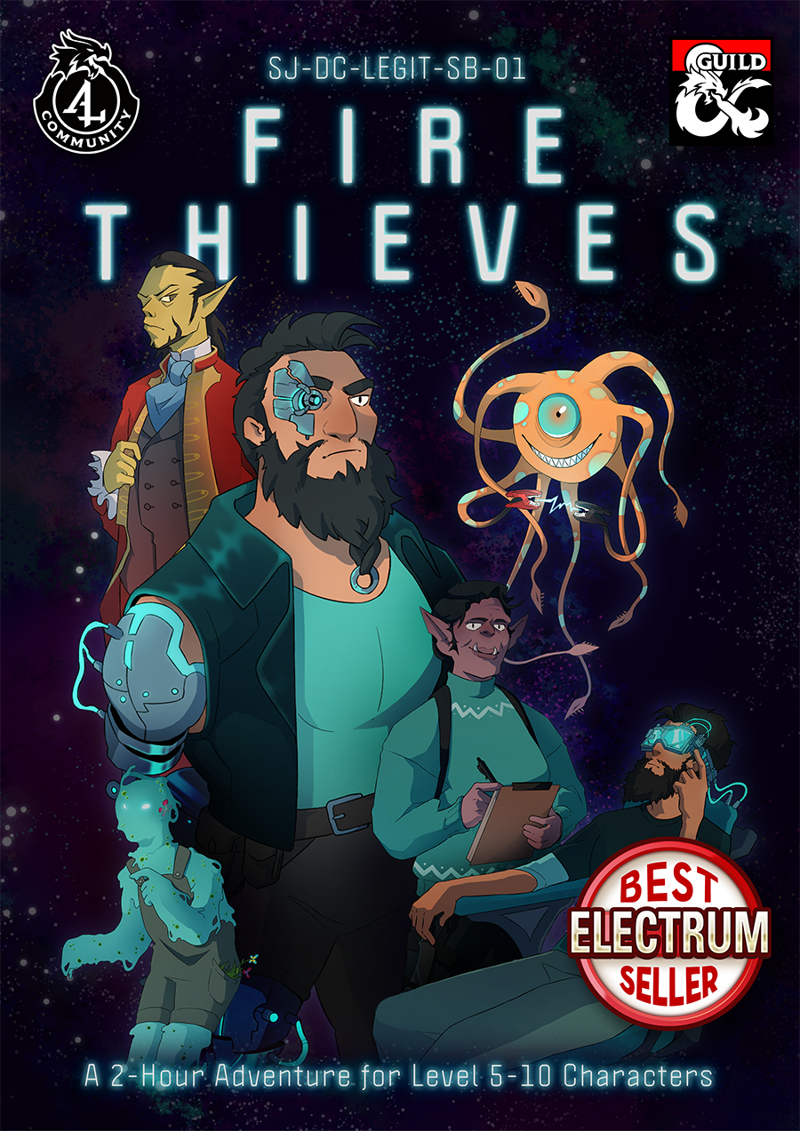 Fire Thieves (SJ-DC-LEGIT-SB-01) - Dungeon Masters Guild | DriveThruRPG