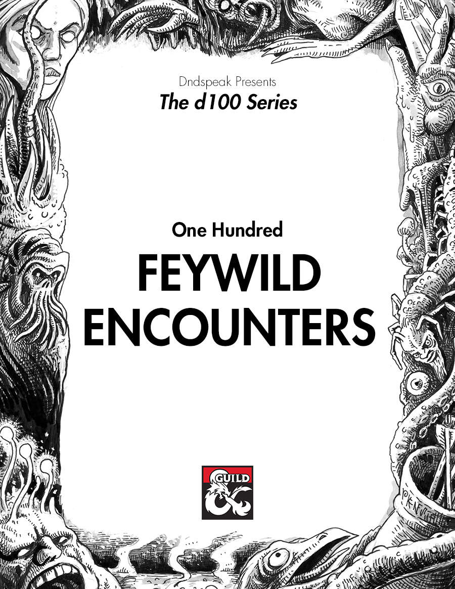 100 Feywild Encounters - Dungeon Masters Guild | DriveThruRPG