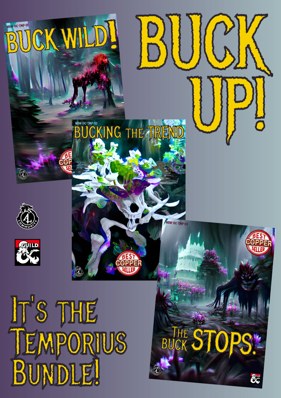 Buck Up! (WBW-DC-TMP) [BUNDLE] - Dungeon Masters Guild | DriveThruRPG